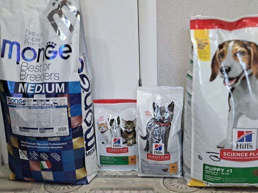 Сухой корм для собак и кошек