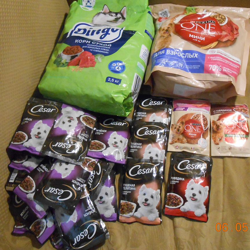 Корм для собак Purina One Dingo Cesar