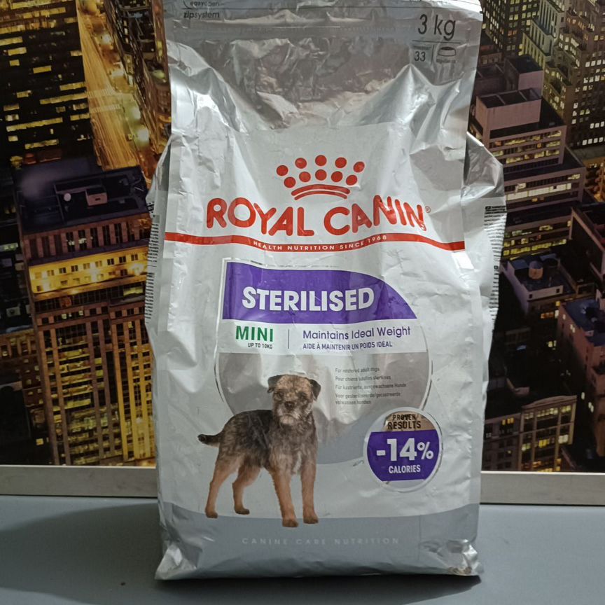 Корм для собак Royal canin sterilised mini 3кг