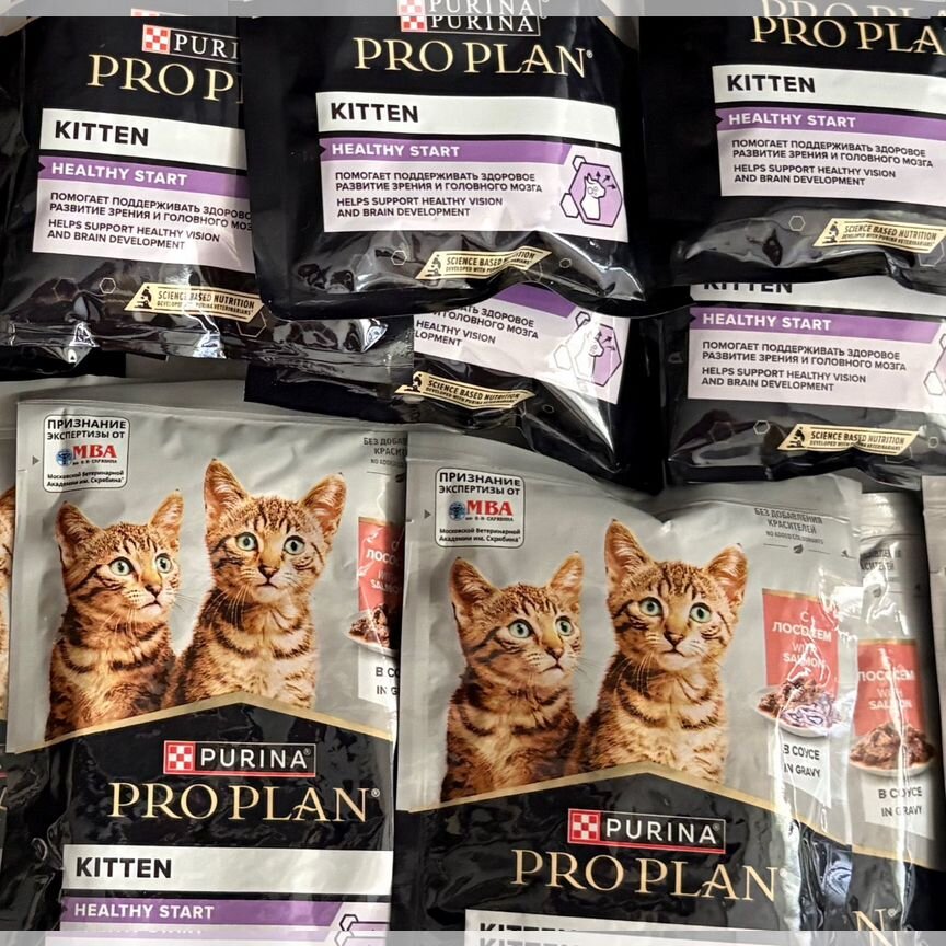 Корм для котят purina pro plan