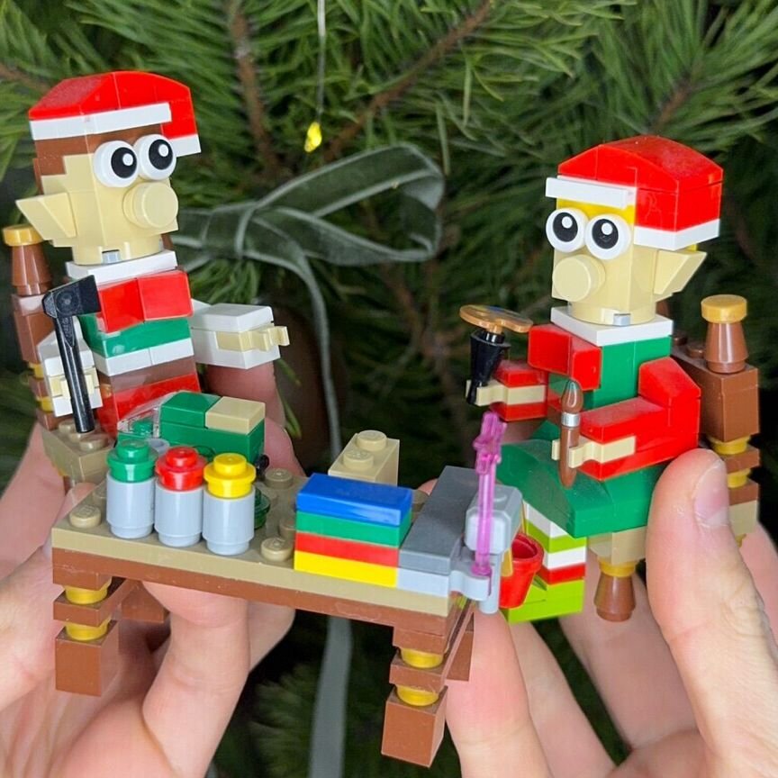 Lego мастерская эльфов 40205