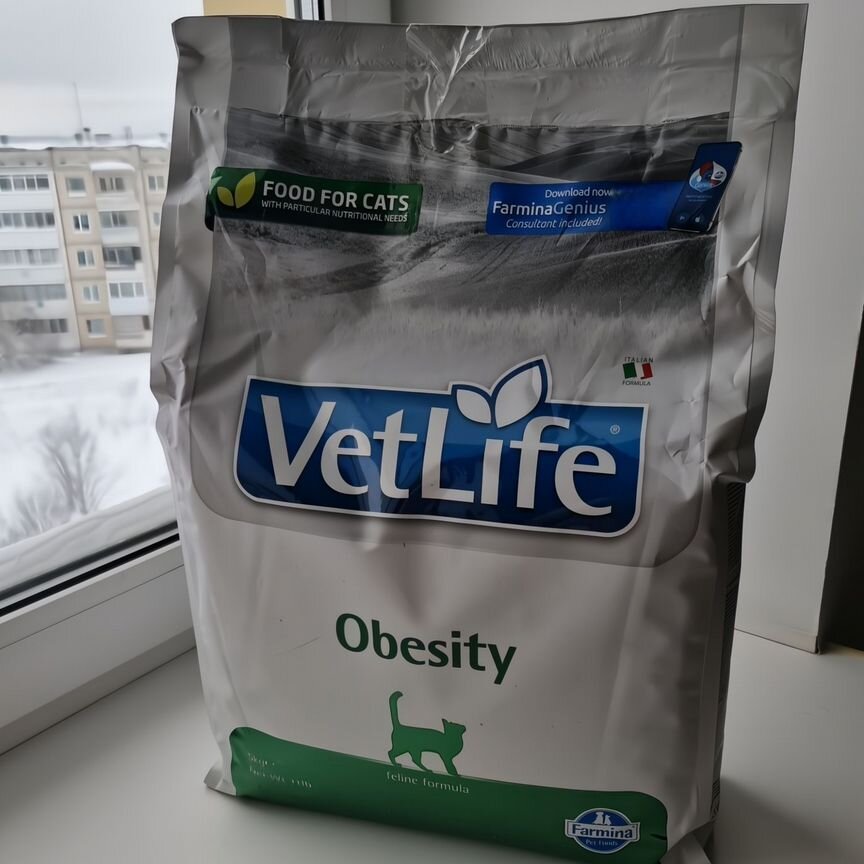 Сухой корм 5 кг для кошек с излишним весом