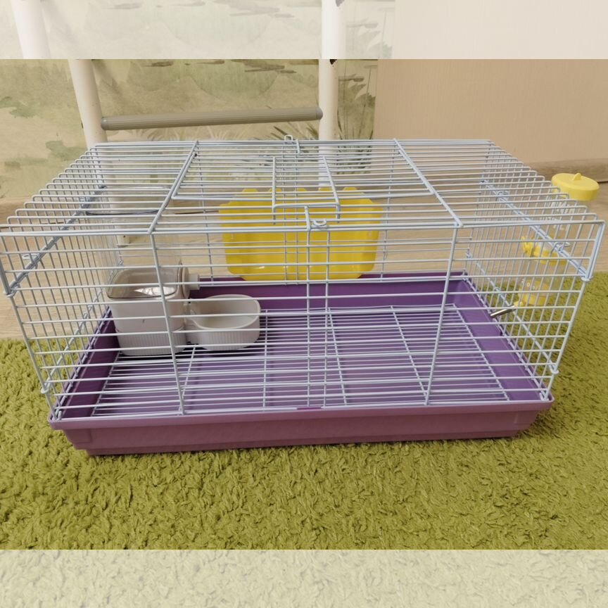 Клетка для морской свинки с аксессуарами