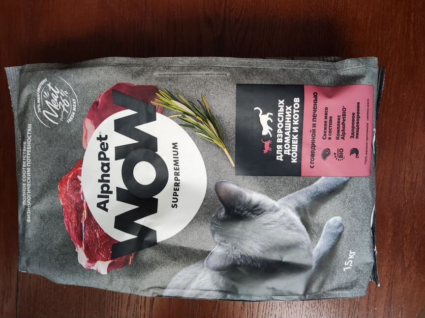 Корм для кошки Alphapet WOW