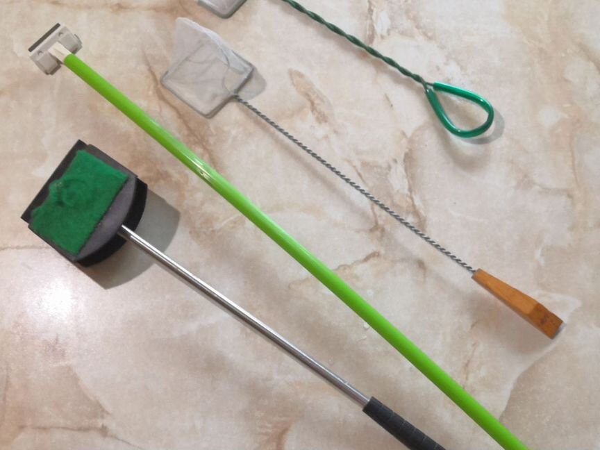 Приспособления для чистки аквариума