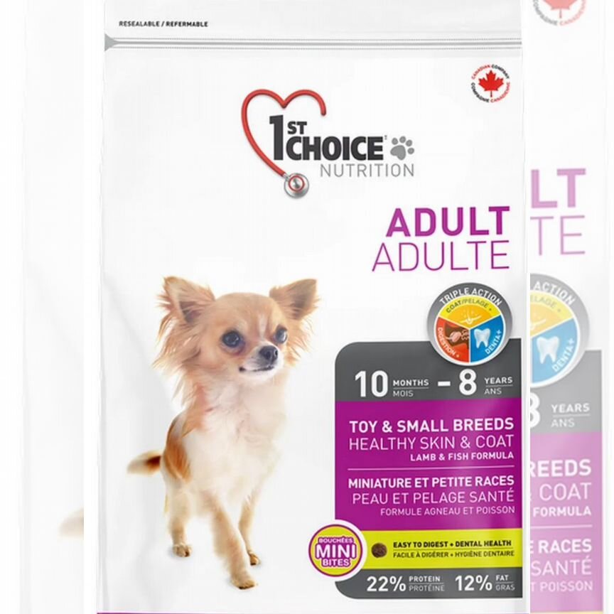 Корм для собак 1st choice