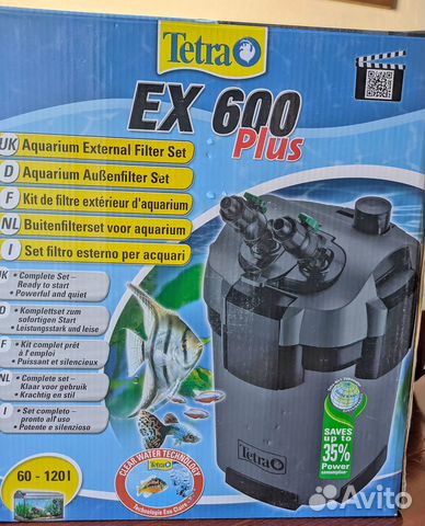 Фильтр для аквариума внеш. Tetra EX 600 Plus