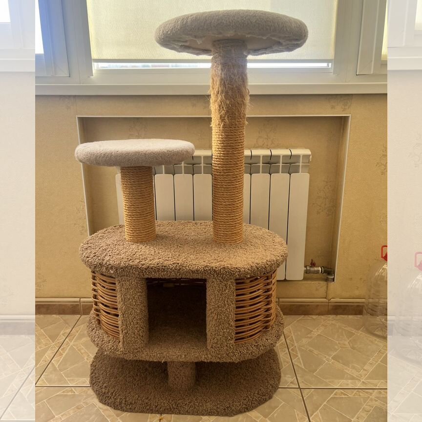 Когтеточка домик для кошки