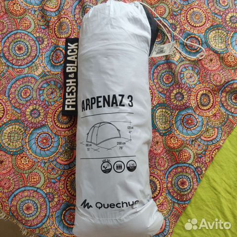 Палатка quechua fresh black arpenaz 3 купить в Сочи | Хобби и отдых | Авито