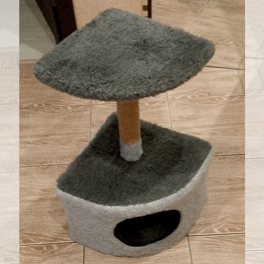 Когтеточка домик для кошки бу