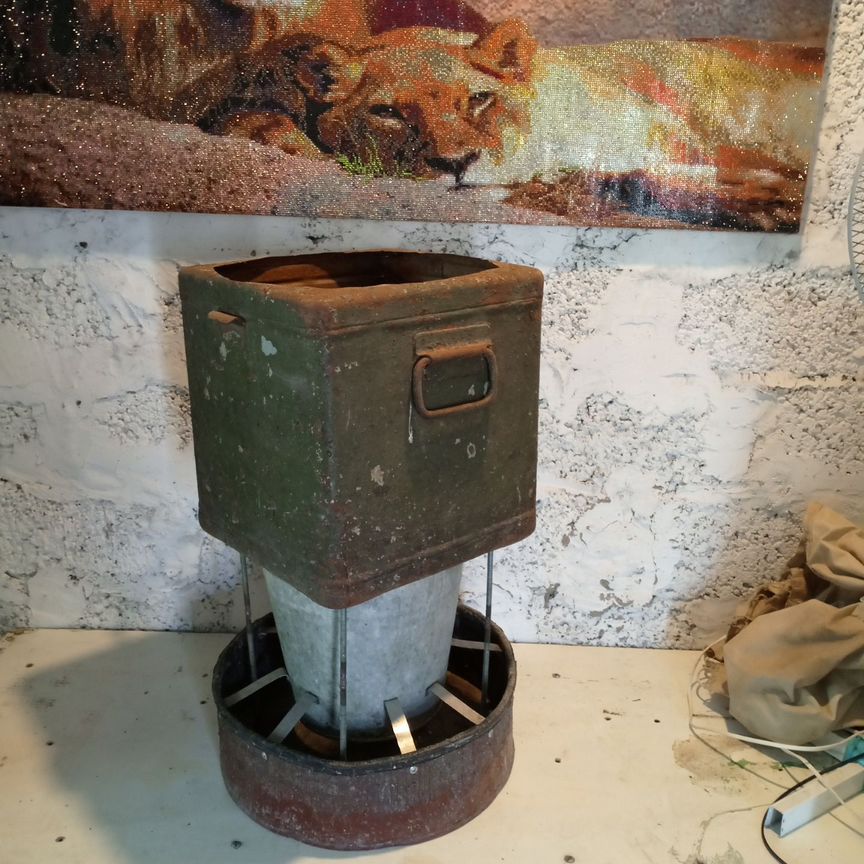 Кормушка для кур/утки Автоматическая на 50 кг