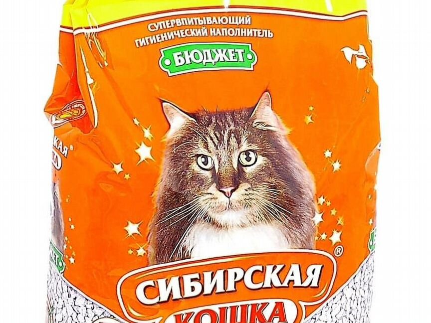 Сибирская кошка впитывающий наполнитель "Бюджет"