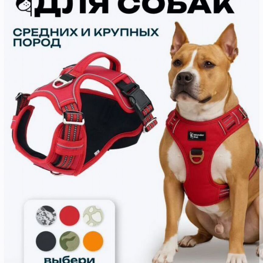 Шлейка для средней собаки