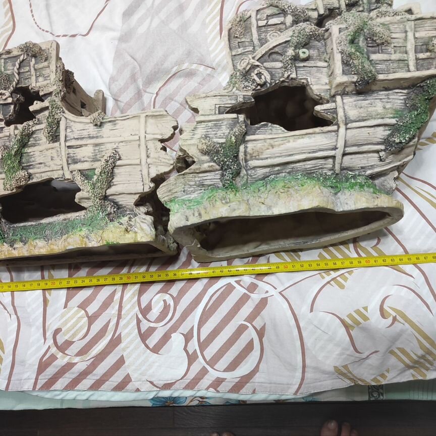 Грот Корабль большой для аквариума