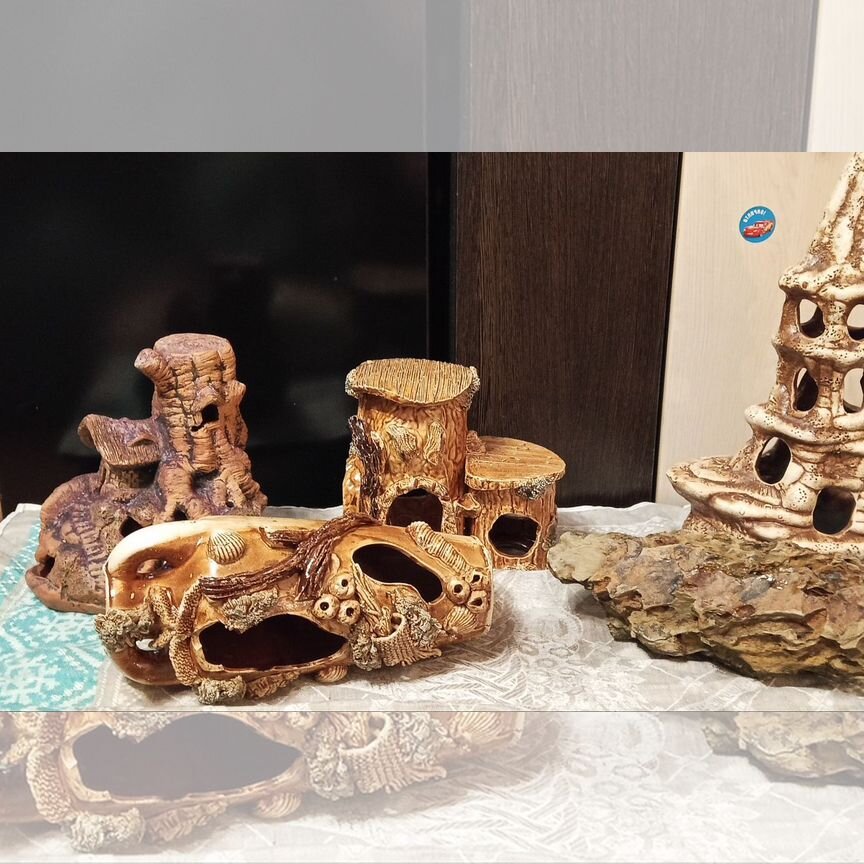 Декорации для аквариума большие