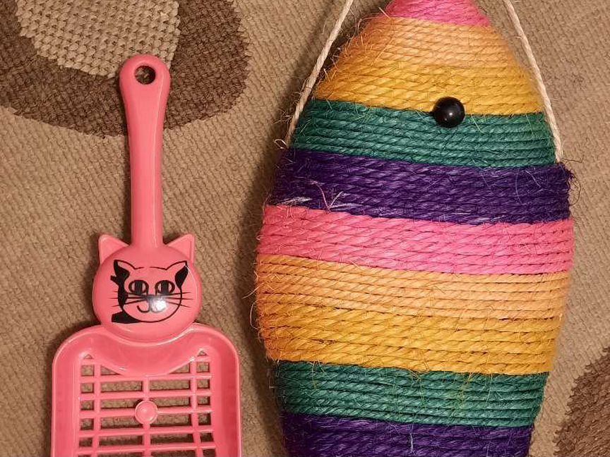 Когтеточка рыбка + совочек