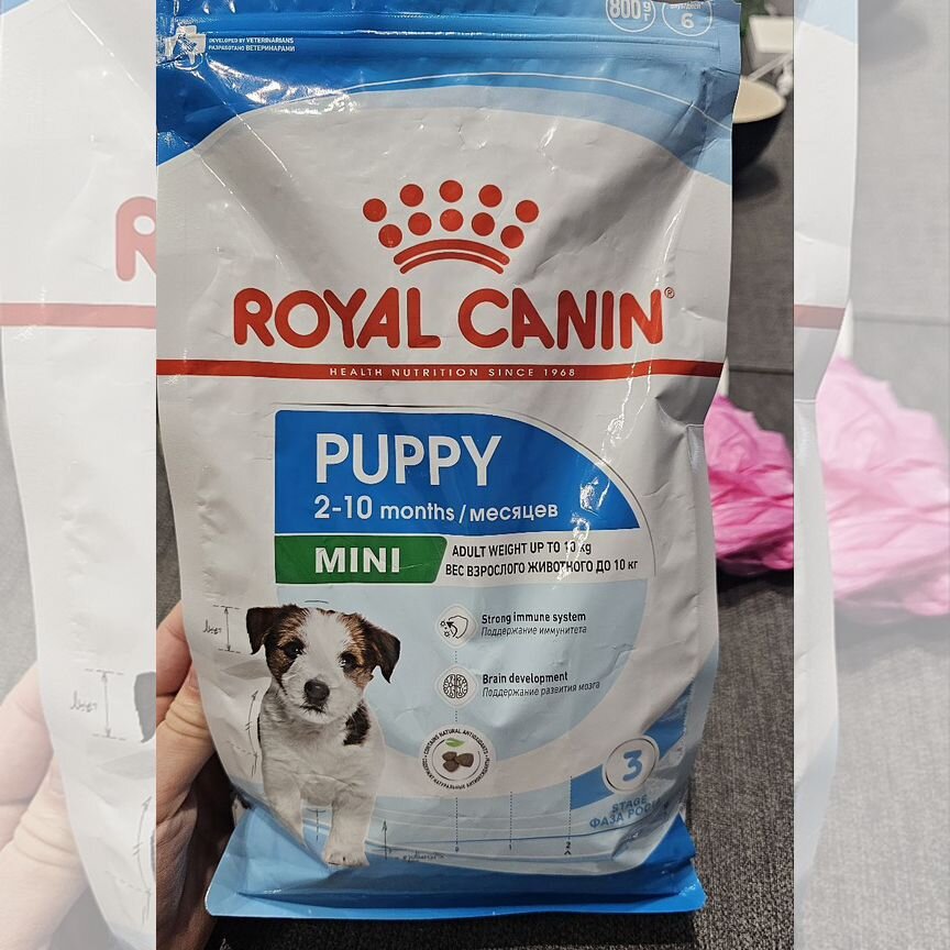 Корм для щенков Roal Canin puppy Mini