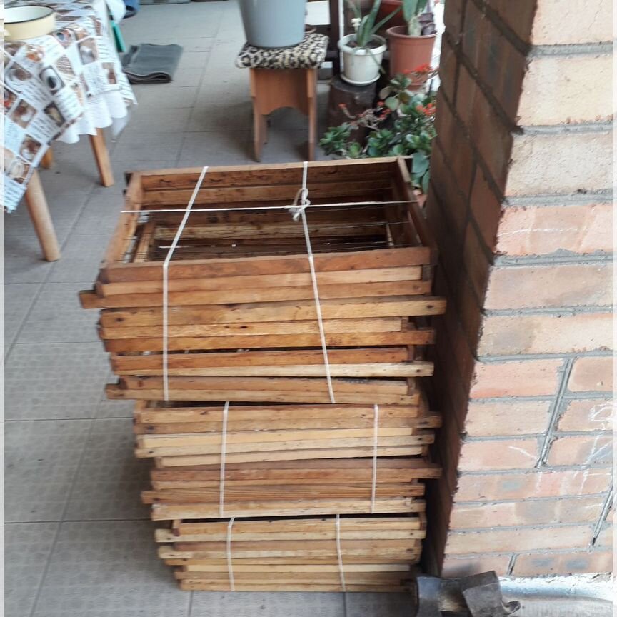 Рамки "дадан" б/у после солнечной воскотопки