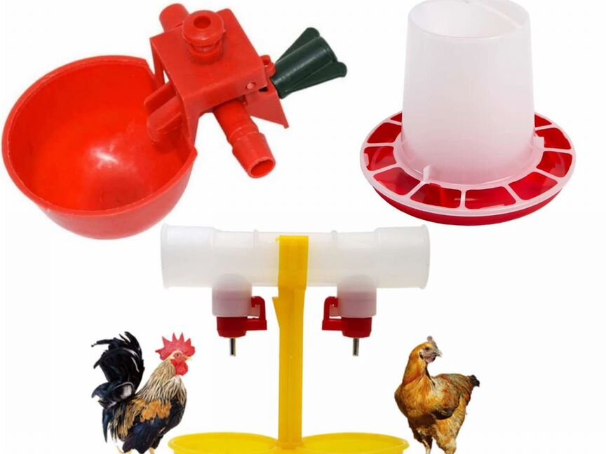 Поилки, кормушки для перепелов, курей