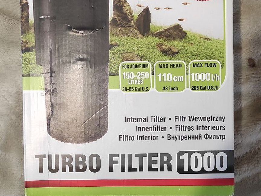 Внутренний фильтр aquael turbo 1000