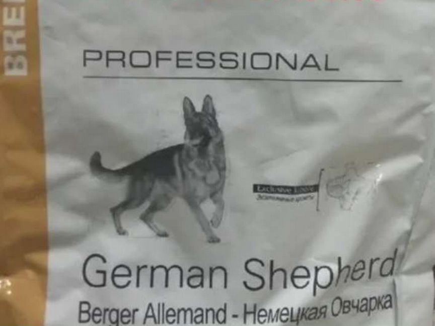Немецкая овчарка роял канин royal canin 16 кг adul