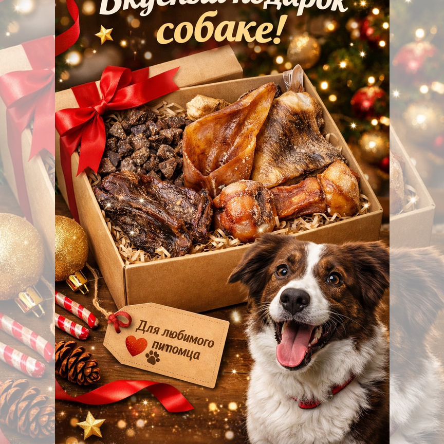 Вкусный подарок собаке