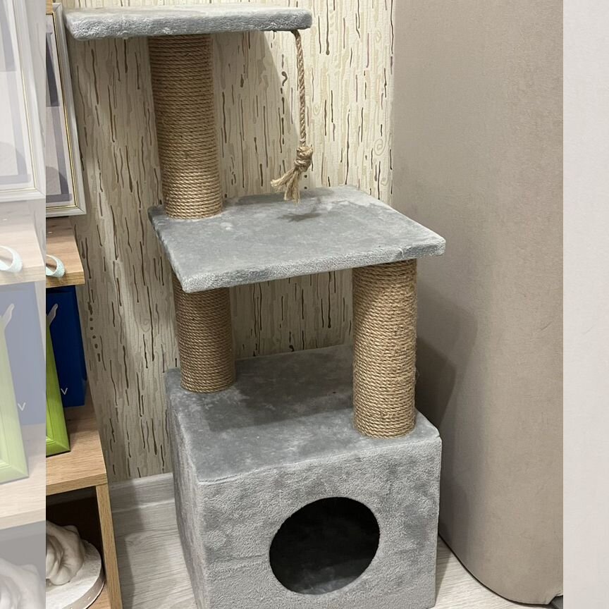 Когтеточка с домиком бу