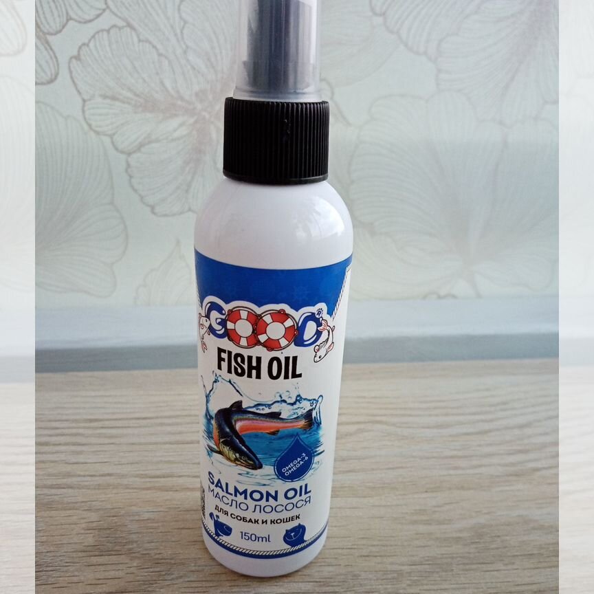 Спрей масло лосося Good fish oil для собак и кошек