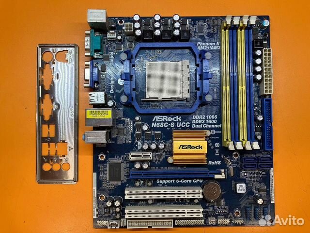 Б/У материнская плата ASRock N68C-S UCC купить в Красноярске ...