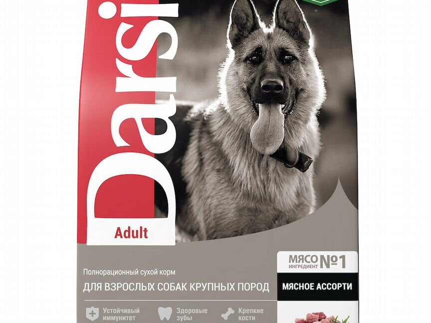 Darsi сухой корм для взрослых собак крупных пород
