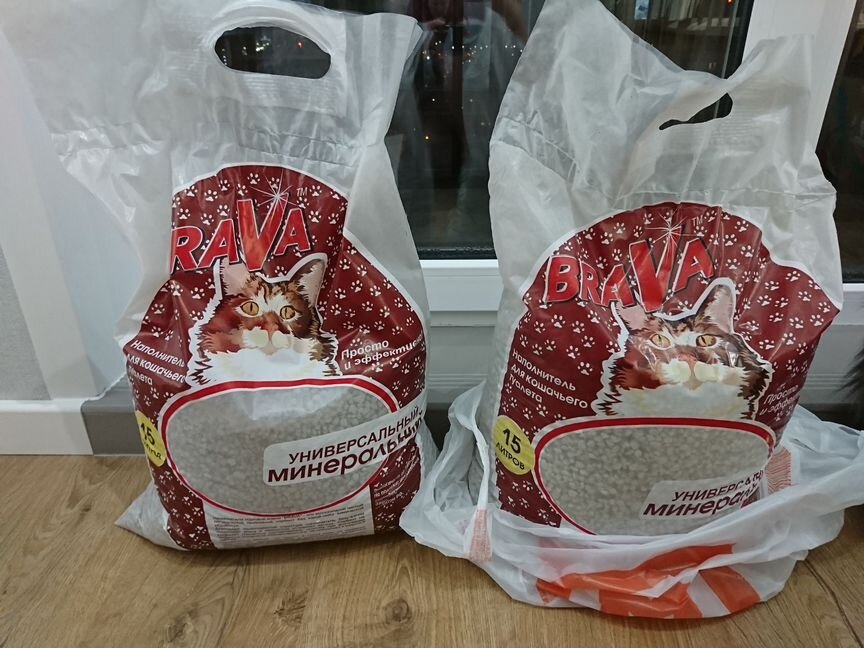Наполнитель для кошачьего туалета минеральный
