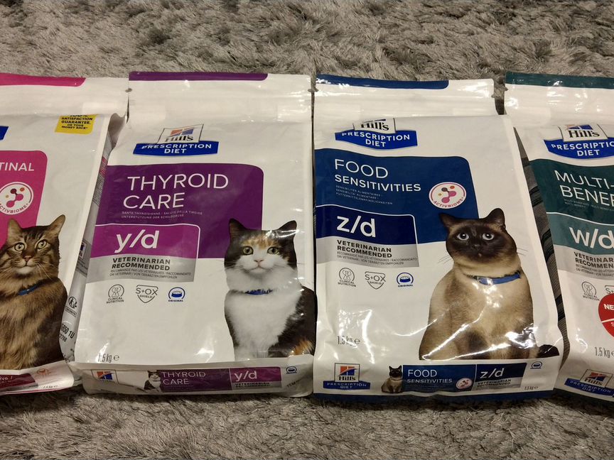 Корм для кошек Hills z d, y d