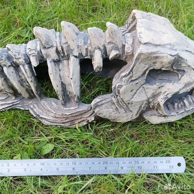 Декорации для аквариума скелет рыбы