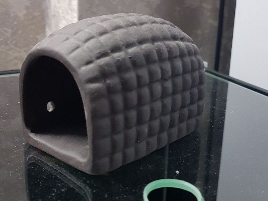 Керамический домик кукуруза для сомиков в аквариум