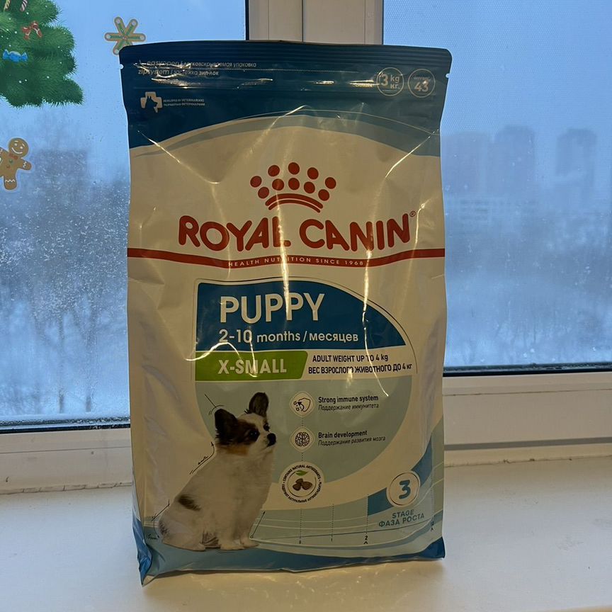 Корм для собак royal canin x small puppy 4кг