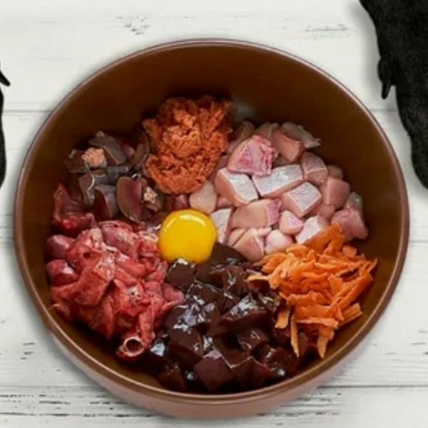 Натуральная сбалансированная еда для собак