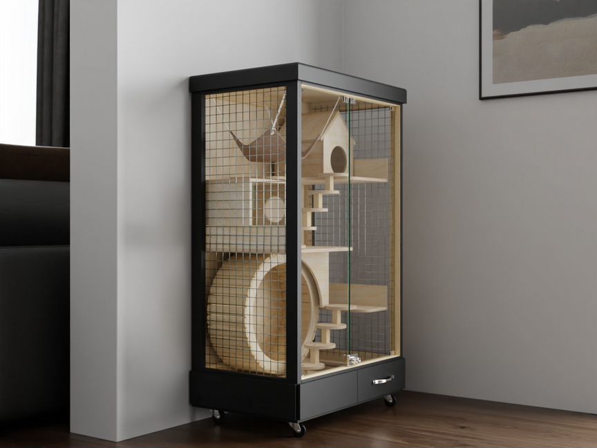 Витрина для дегу хорька бурундука белки грызунов