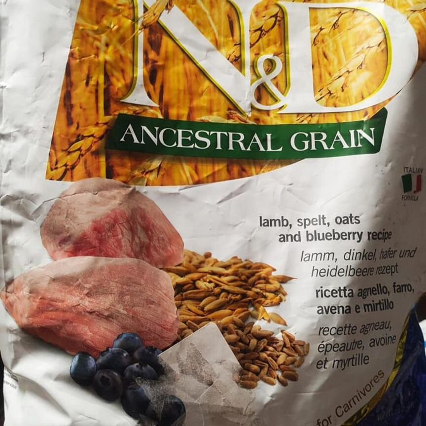 Сухой корм Farmina N&D Ancestral Grain Dog Lamb&Bl