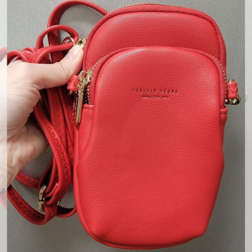 Кросс боди цвет Феррари