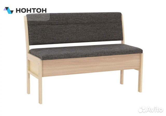 Кухонный диван Этюд облегченный серый / выбеленная , б/у купить в ...