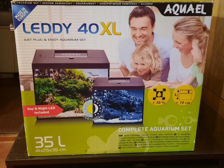 Аквариум с оборудованием aquael leddy 40 XL D&N