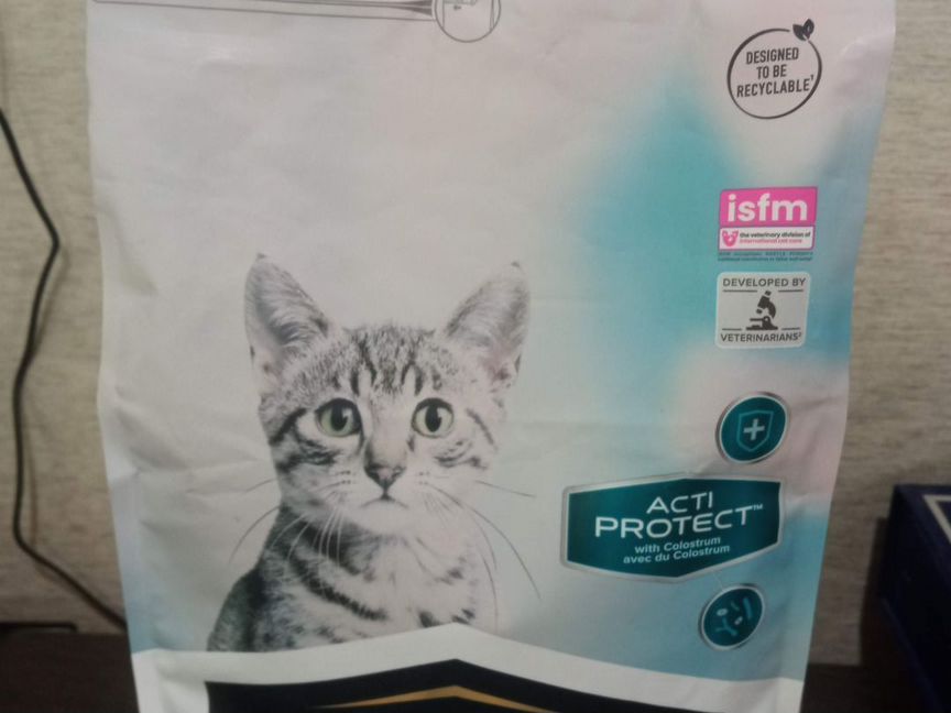 Корм для котят PRO plan acti protect с молозивом