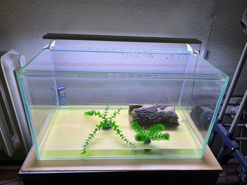 Аквариум 59 литров с комплектующим