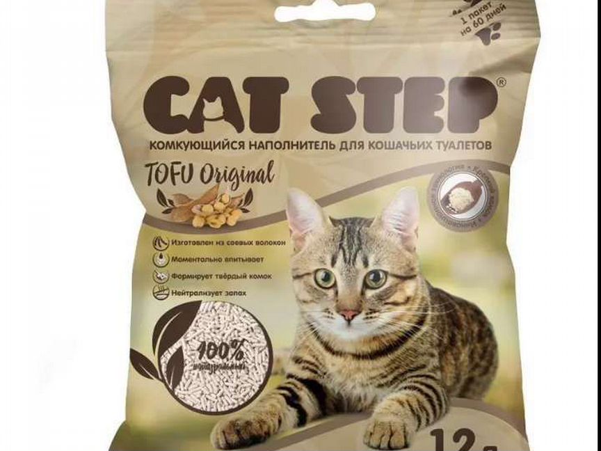 Наполнитель cat step tofu 12 л