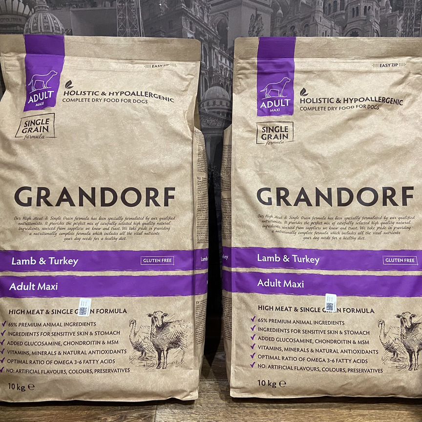 Корм для собак Grandorf ягненок/индейка