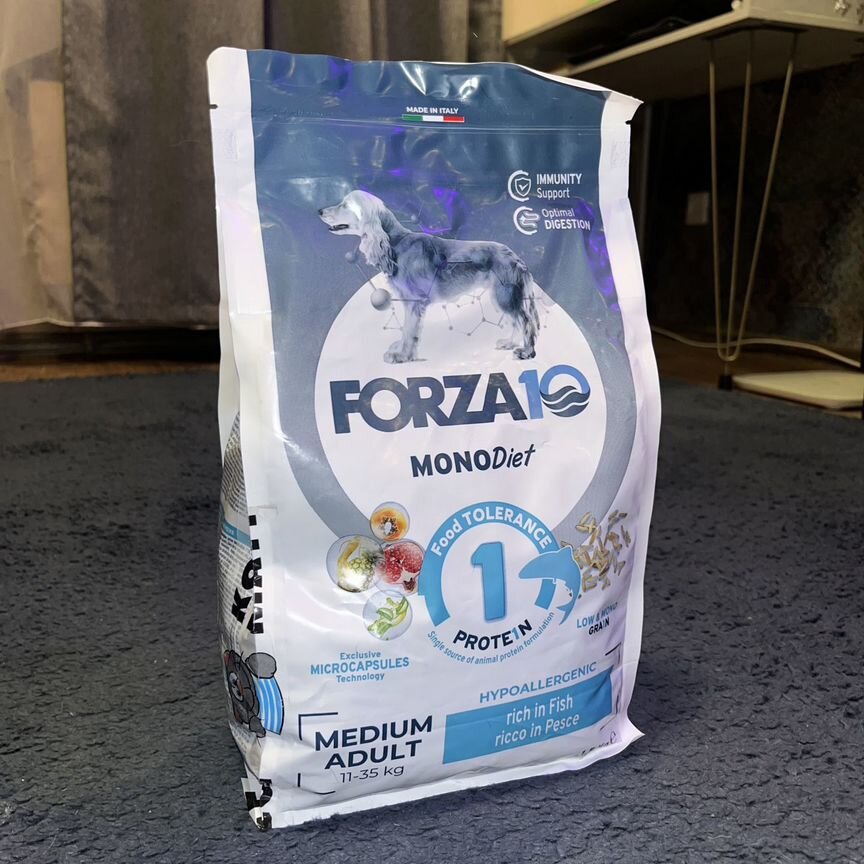 Forza10 1.5 кг для собак с рыбой