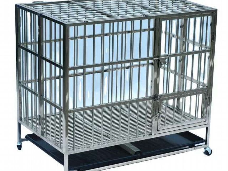 Клетка для собак из нержавейки