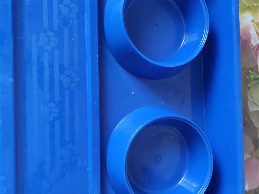 Набор мисок для животных с лотком