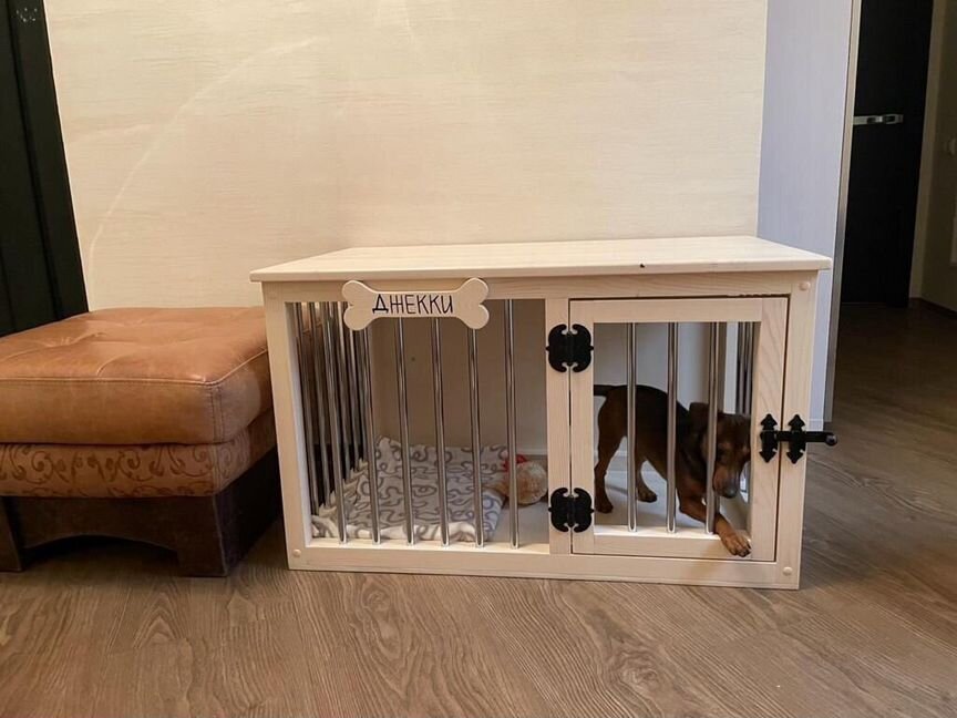 Интерьерный домик+клетка для собак