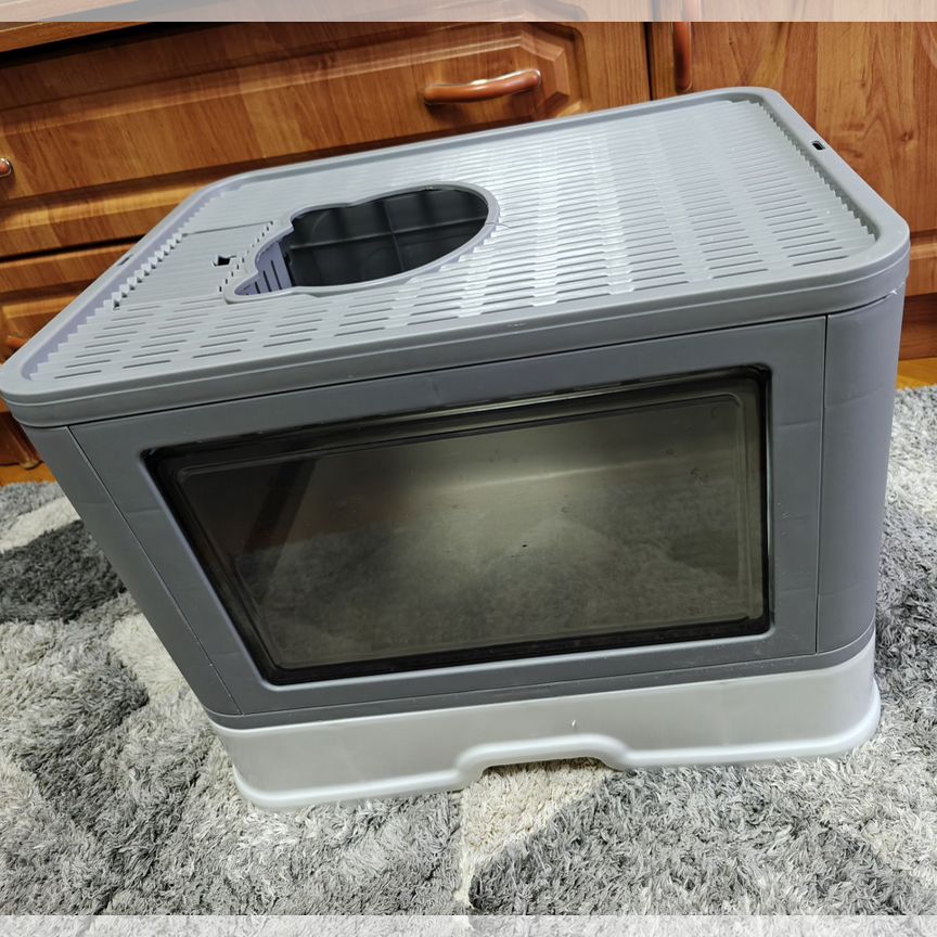 Лоток домик для кошек большой